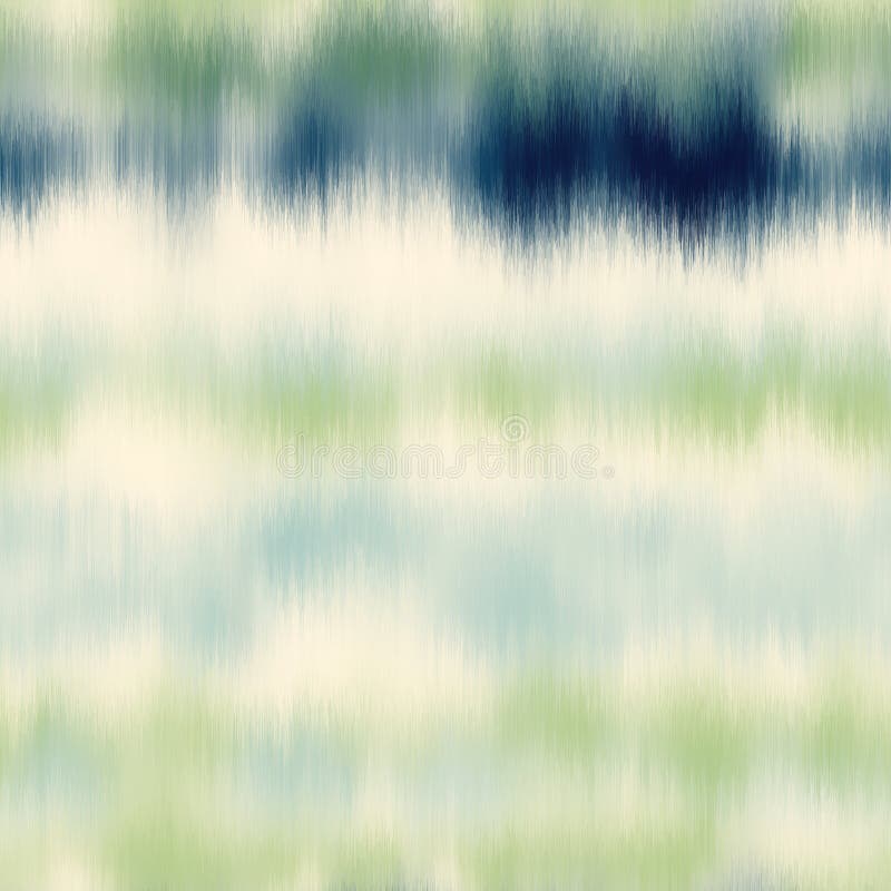 Seamless Vector Tie Dye Multicolor Bleeding Stripe Pattern for Surface Print Stock Vector ...