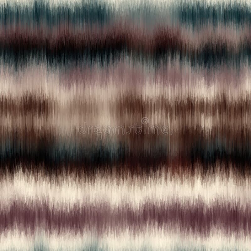 Seamless Vector Tie Dye Multicolor Bleeding Stripe Pattern for Surface ...