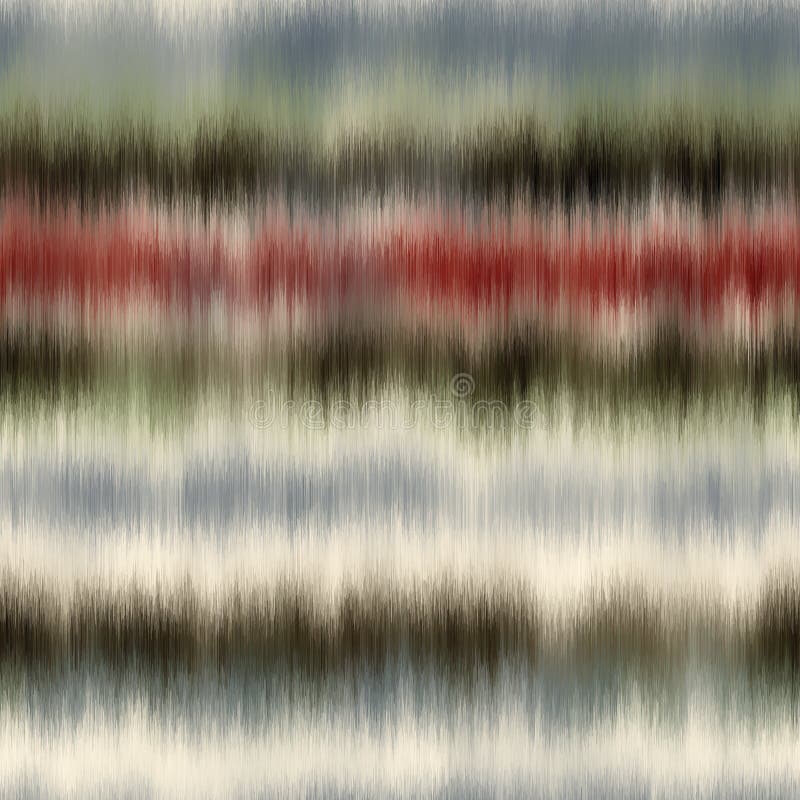 Seamless Vector Tie Dye Multicolor Bleeding Stripe Pattern for Surface ...