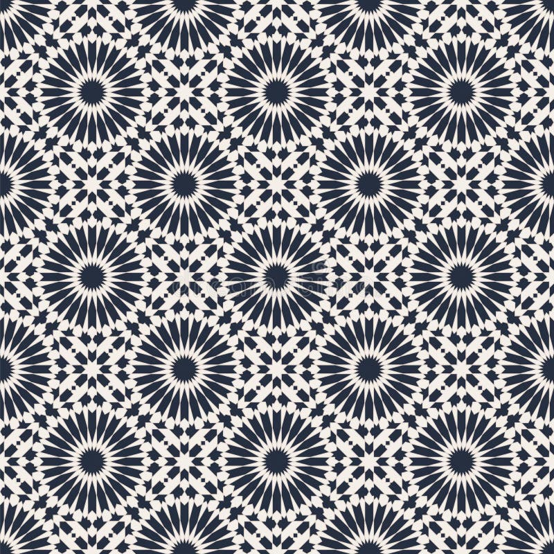 Set of Ten Traditional Arabic Patterns Stock Vector - Illustration of ...