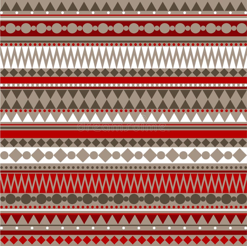 Seamless Vector Tribal Texture Pattern Stock Vector - Illustration of ...