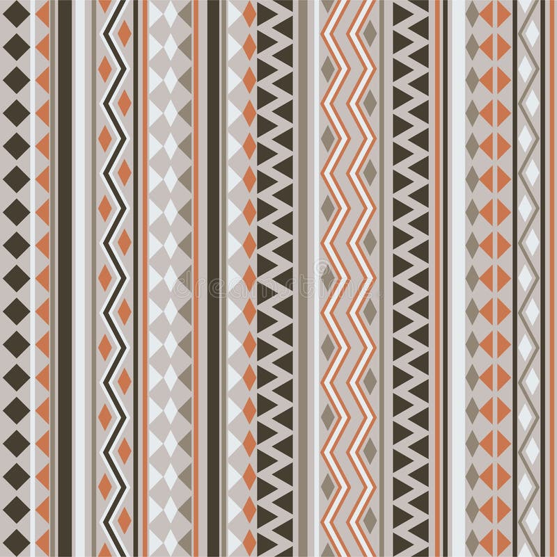 Seamless Vector Tribal Texture Pattern Stock Vector - Illustration of ...