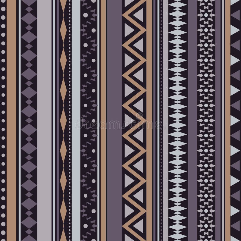 Seamless Vector Tribal Texture Pattern Stock Vector - Illustration of ...