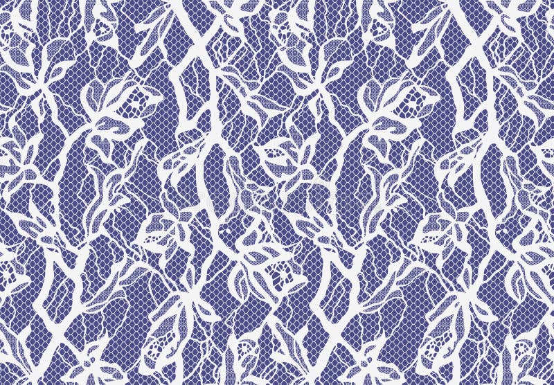 Seamless Vector White Lace Pattern Stock Vector - Illustration of dress ...