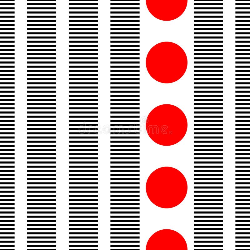 Red and Black Stripe Background. Seamless Plaid Pattern Stock Vector ...