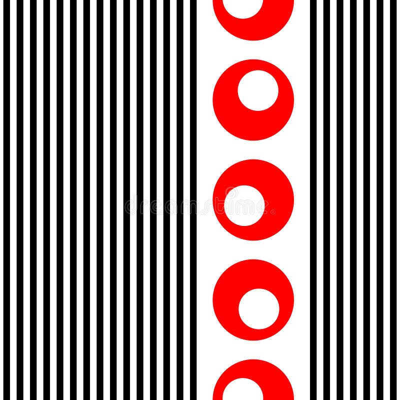 Seamless Vertical Stripe Pattern Stock Vector - Illustration of ...