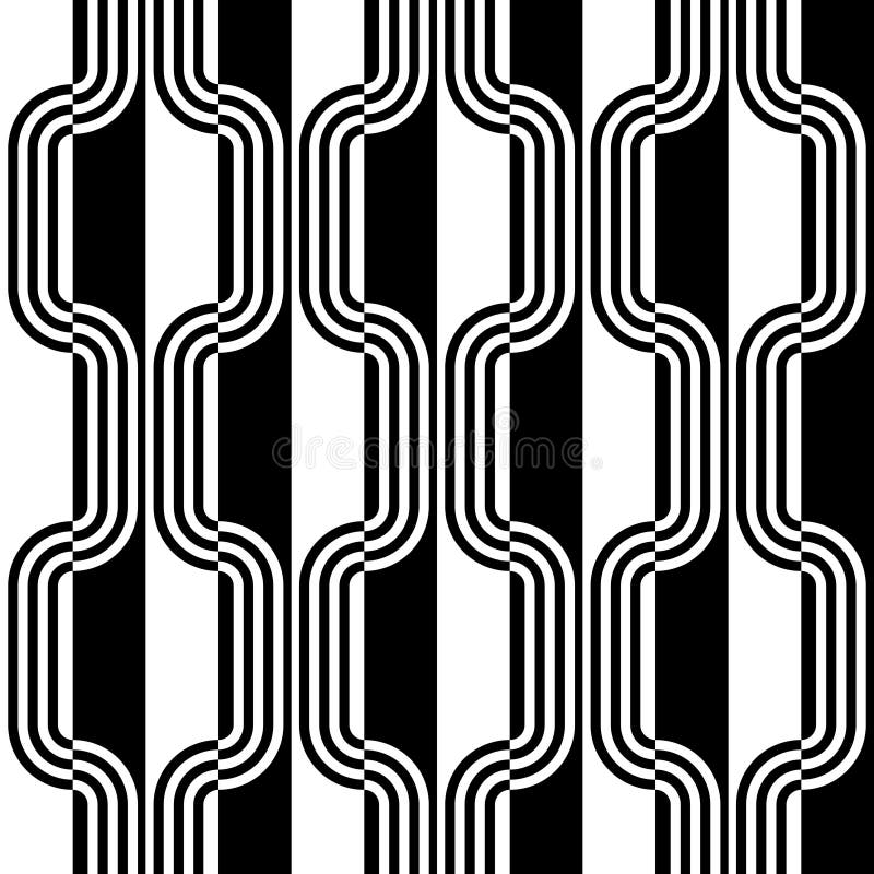 Seamless Vertical Stripe Pattern Stock Vector - Illustration of modern ...