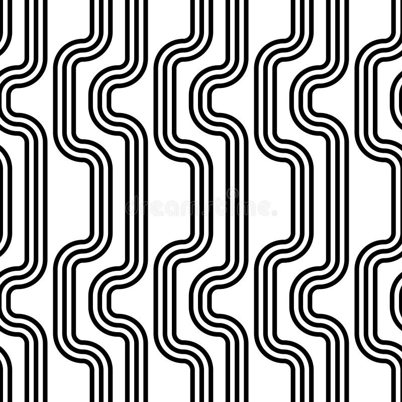 Seamless Vertical Stripe Pattern Stock Vector - Illustration of minimal ...