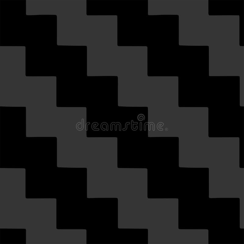 Seamless Vertical Zigzag Texture Pattern. Monochrome Vector. Dress ...