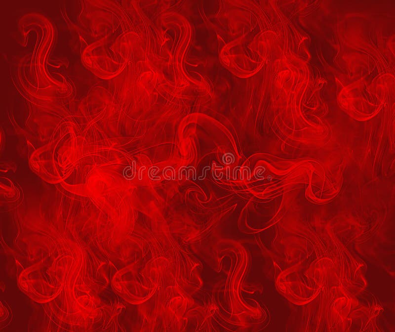Vector Pattern of Red Smoke on Red Background Stock Illustration ...
