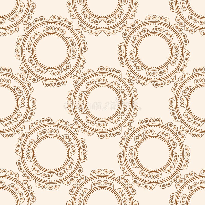 Seamless Vintage Abstract Pattern Stock Vector - Illustration of ...