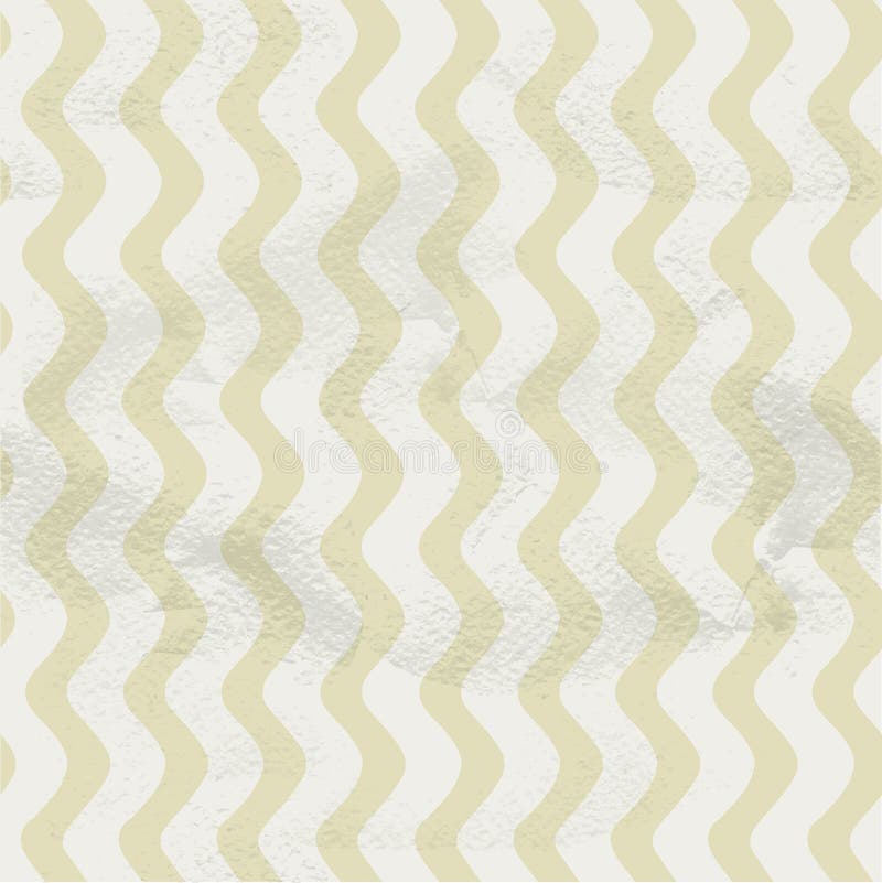 Seamless Beige Pattern of Vertical Smooth Waves on Grange Paper Stock ...