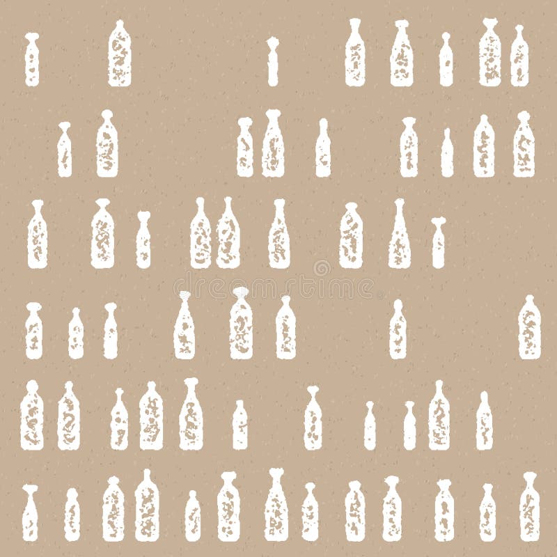 Bottle pattern stock illustration. Illustration of decorative - 256879