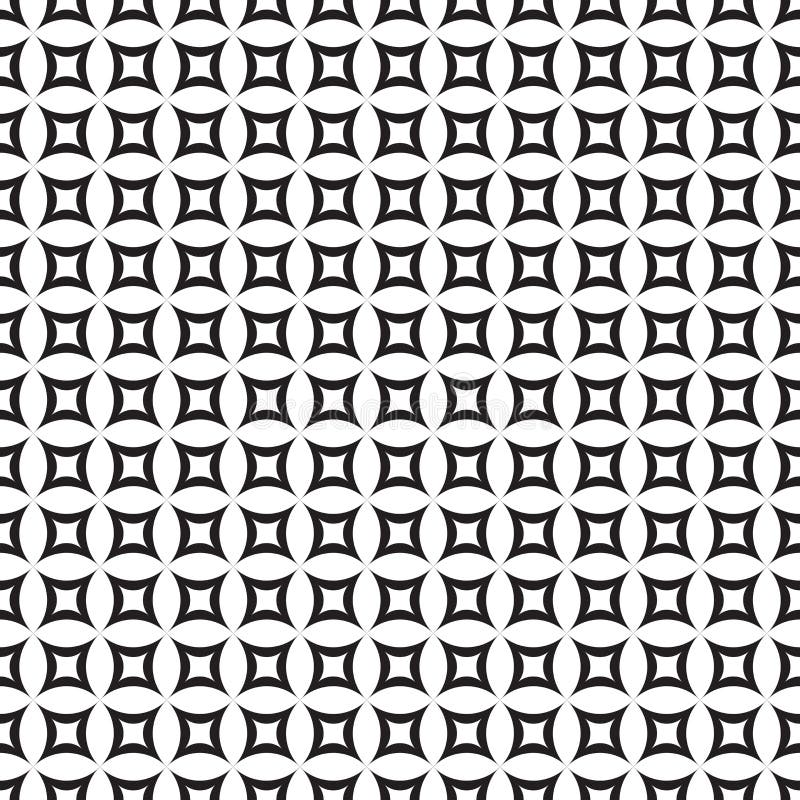 Geometric Seamless Pattern with Intersecting Lines, Grids, Cells. Criss ...