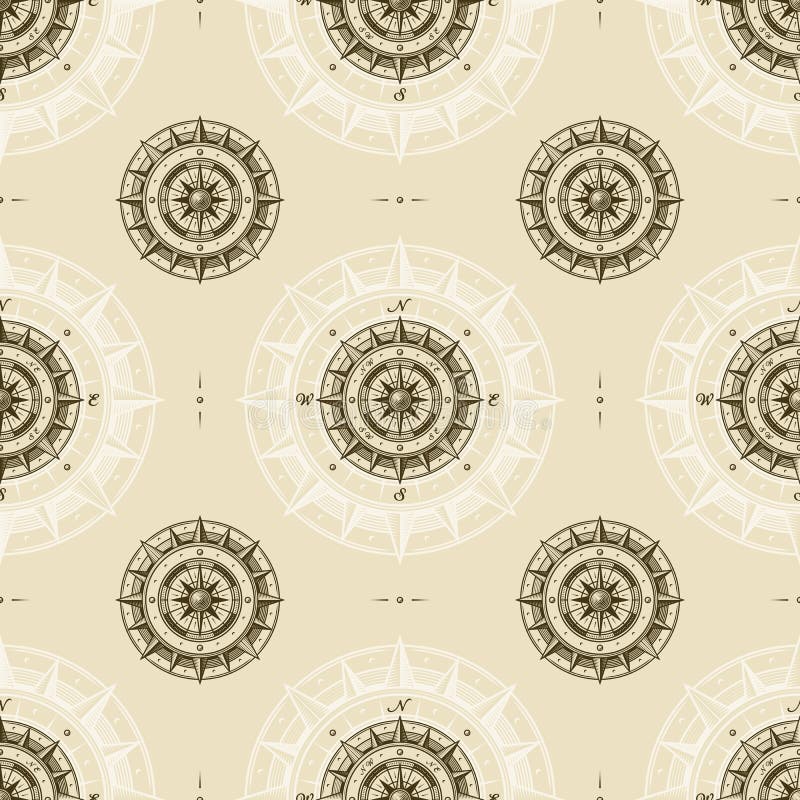 Vintage compass stock vector. Illustration of design - 24024572