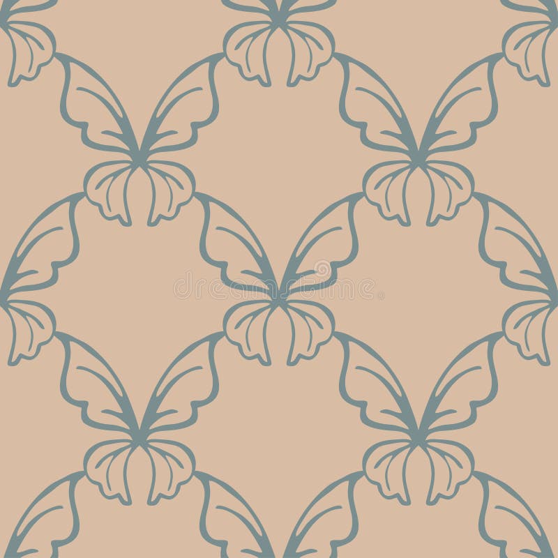 Seamless with Vintage Floral Pattern Stock Vector - Illustration of ...