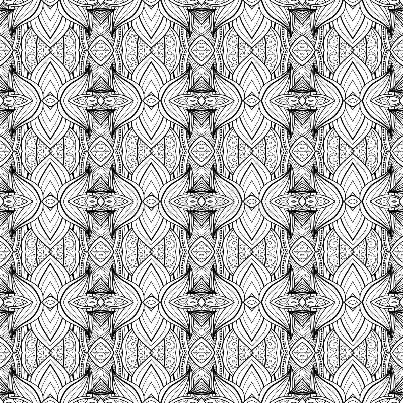 Seamless Vintage Lace Pattern (Vector) Stock Vector - Illustration of ...