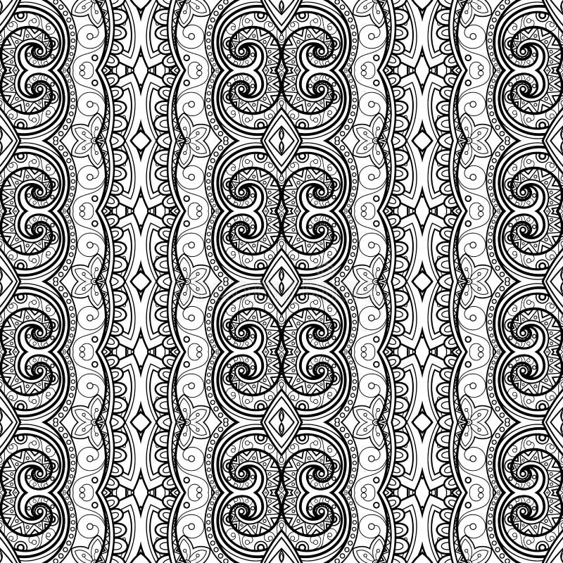 Seamless Vintage Lace Pattern (Vector) Stock Vector - Illustration of ...