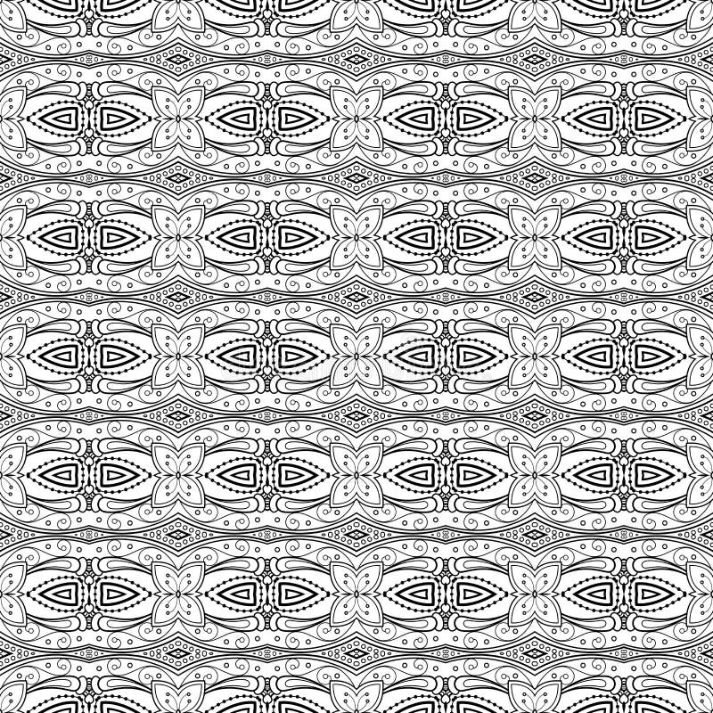 Seamless Vintage Lace Pattern (Vector) Stock Vector - Illustration of ...