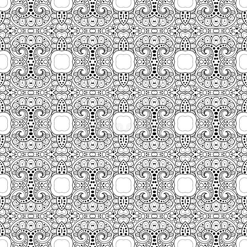 Seamless Vintage Lace Pattern (Vector) Stock Vector - Illustration of ...