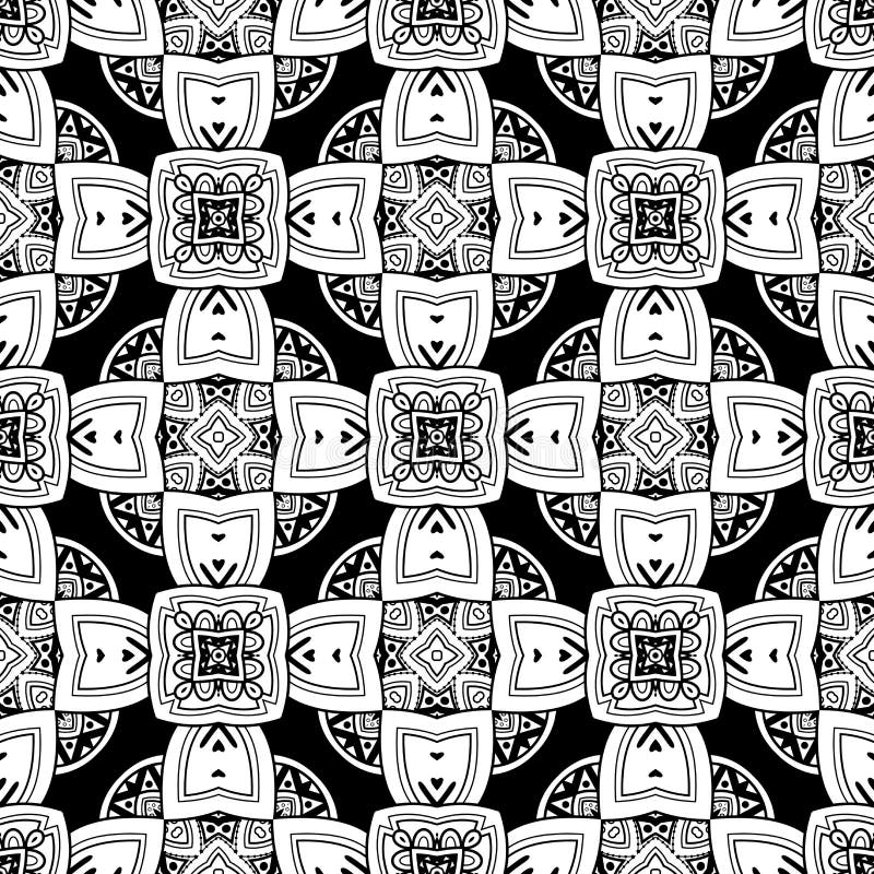 Seamless Vintage Lace Pattern (Vector) Stock Vector - Illustration of ...