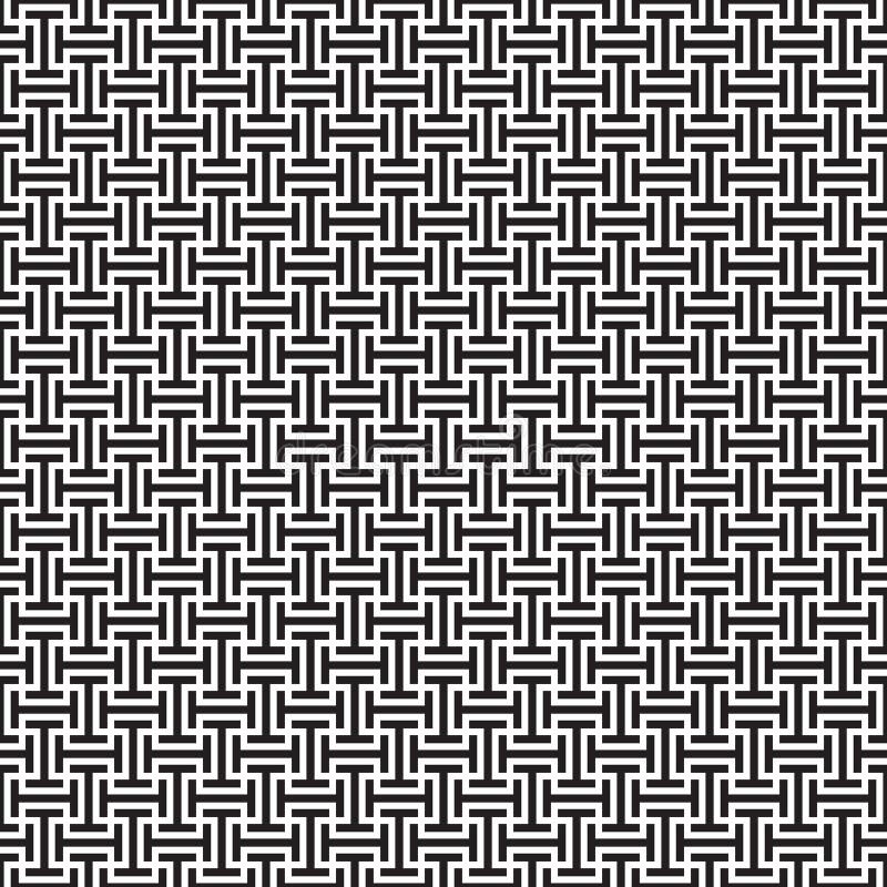 Seamless Vintage Lattice Trellis Pattern Background Stock Illustration ...