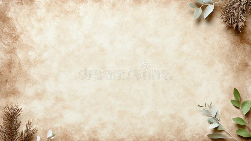 Seamless Vintage Parchment Texture with Soft Age, Surrounded by Natural ...
