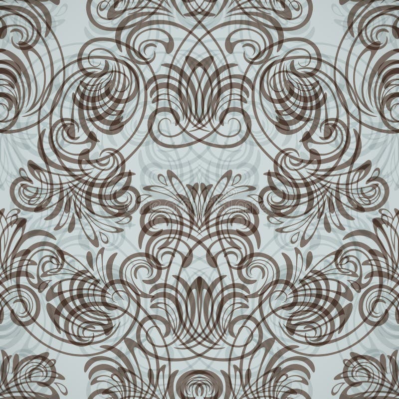 Seamless vintage pattern stock vector. Illustration of lace - 22284538
