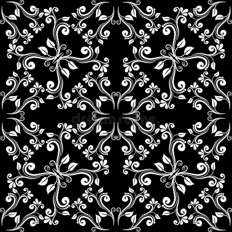 Vintage Baroque Scroll Leaf Set in Engraving Style Stock Vector ...