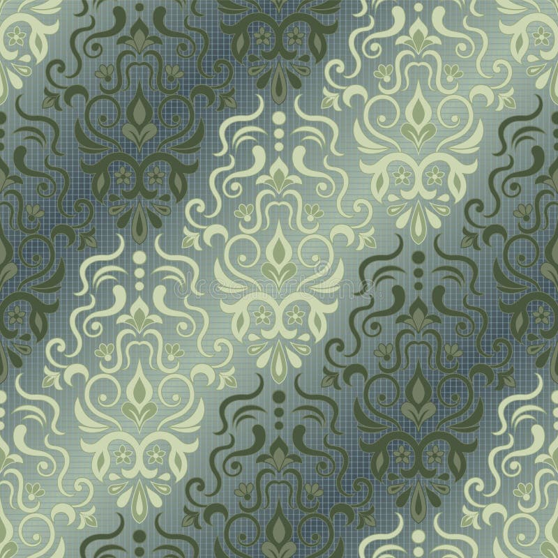 Seamless vintage pattern stock vector. Illustration of luxury - 53202248