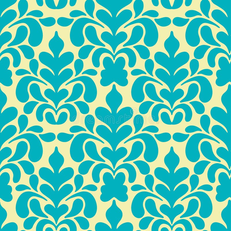 Seamless with Vintage Pattern Stock Vector - Illustration of classic ...