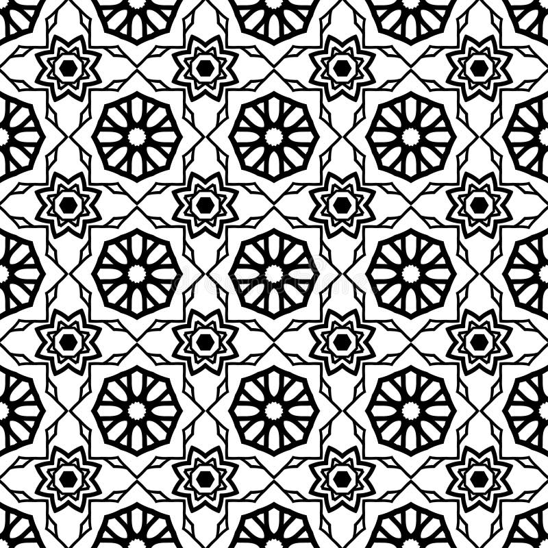 Abstract Vintage Contrast Wallpaper Pattern Seamless Background. Stock ...