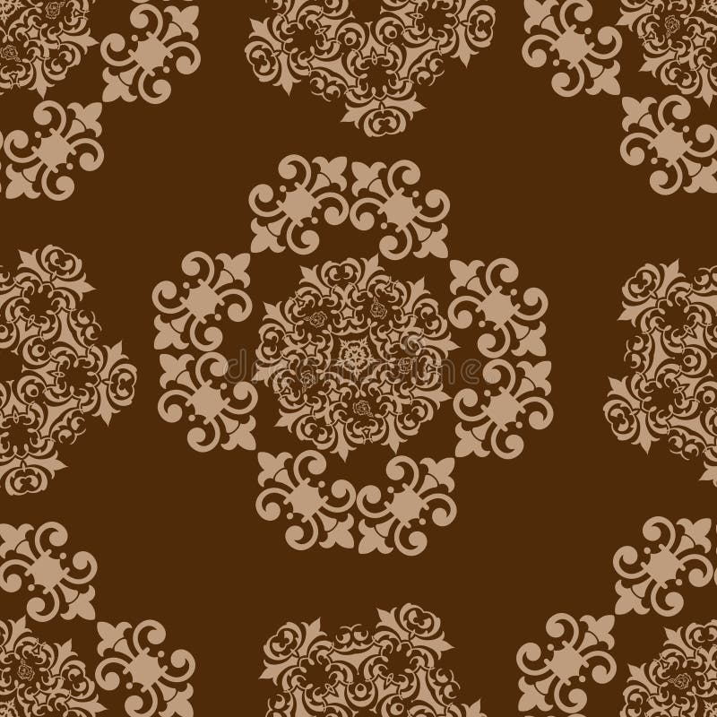 Seamless vintage pattern. stock vector. Illustration of design - 18515870