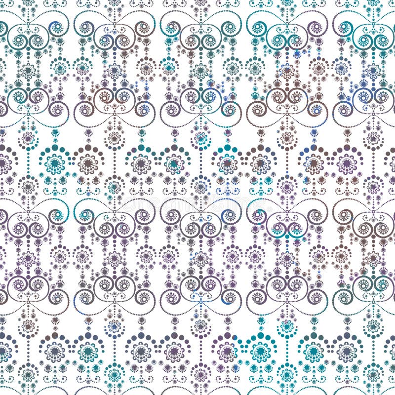 Seamless Vintage Colorful Pattern. Vector, EPS10 Stock Vector ...