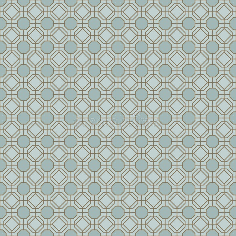 Seamless Vintage Polygon Diamond Check Window Tracery Pattern ...