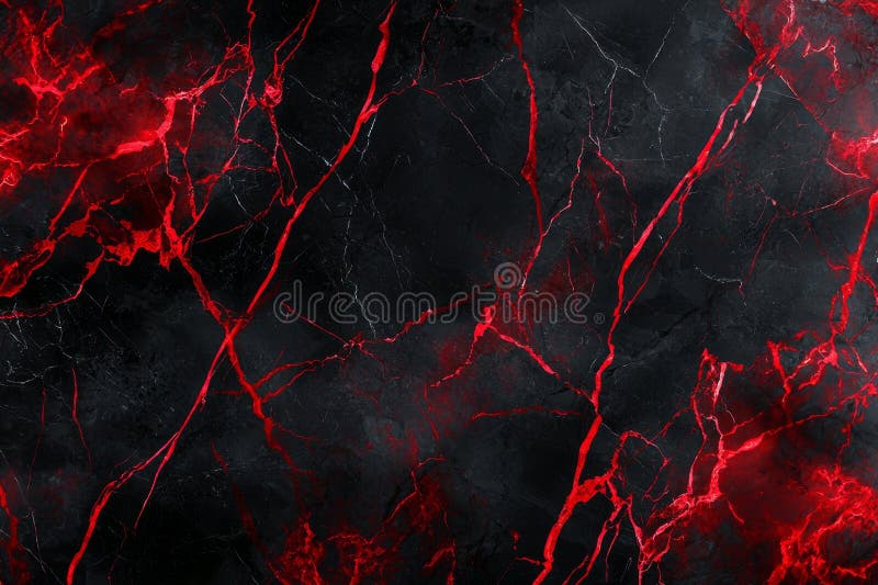 A Seamless Vintage Style with a Black Marble Red Pattern, this Luxury ...