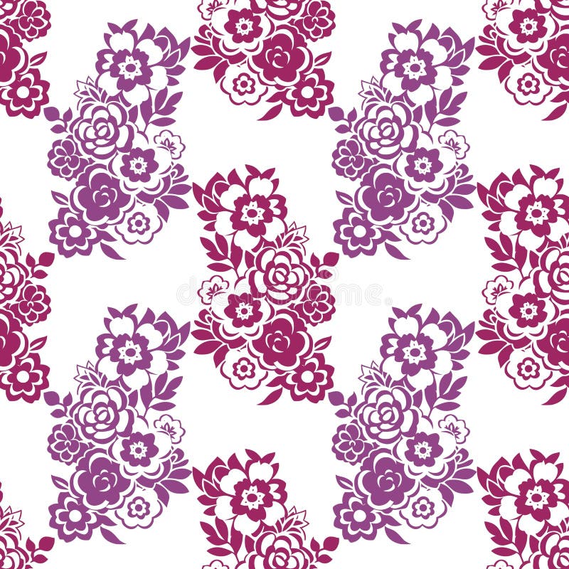 Seamless Vintage Style Pattern Can Be Used As Background or Texture ...