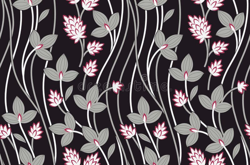 Vintage Unique Pattern Floral, Wallpaper Wedding Invitation Card ...