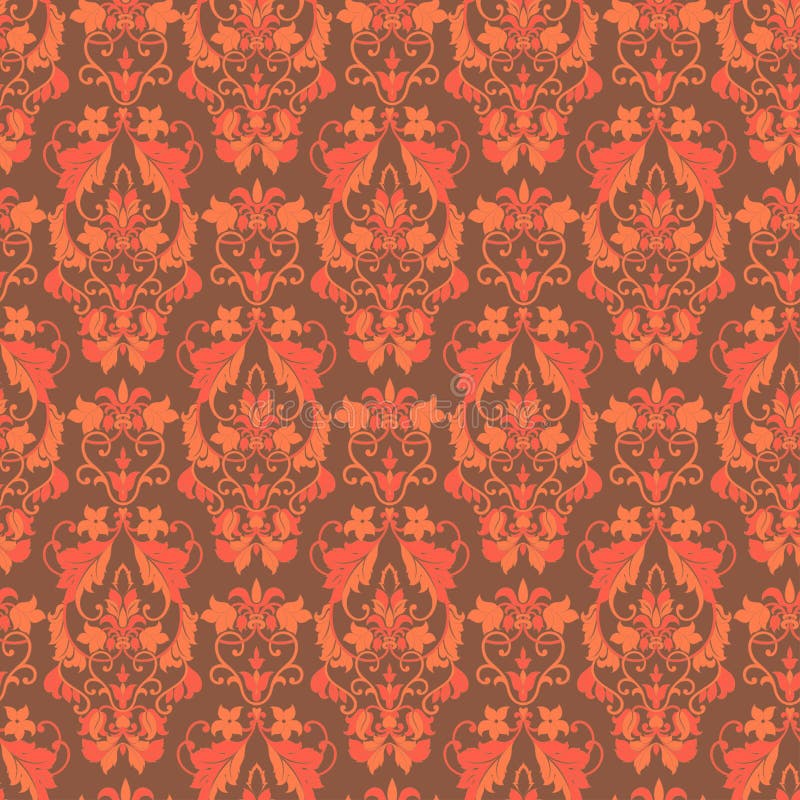 Seamless Vintage Vector Background. Vector Floral Wallpaper Stock ...