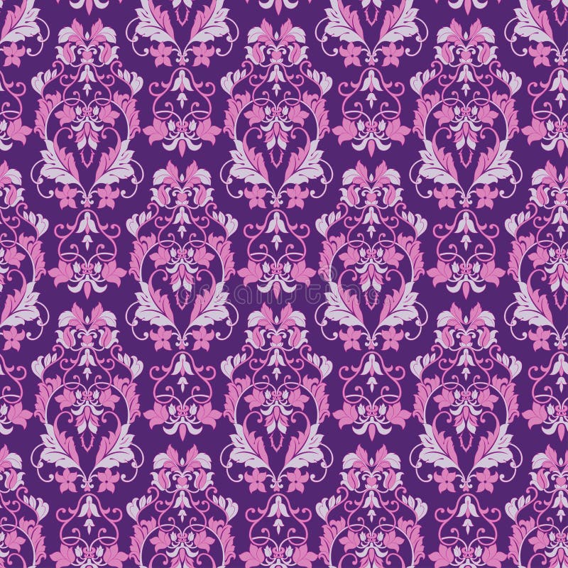 Seamless Vintage Vector Background. Vector Floral Wallpaper Stock ...