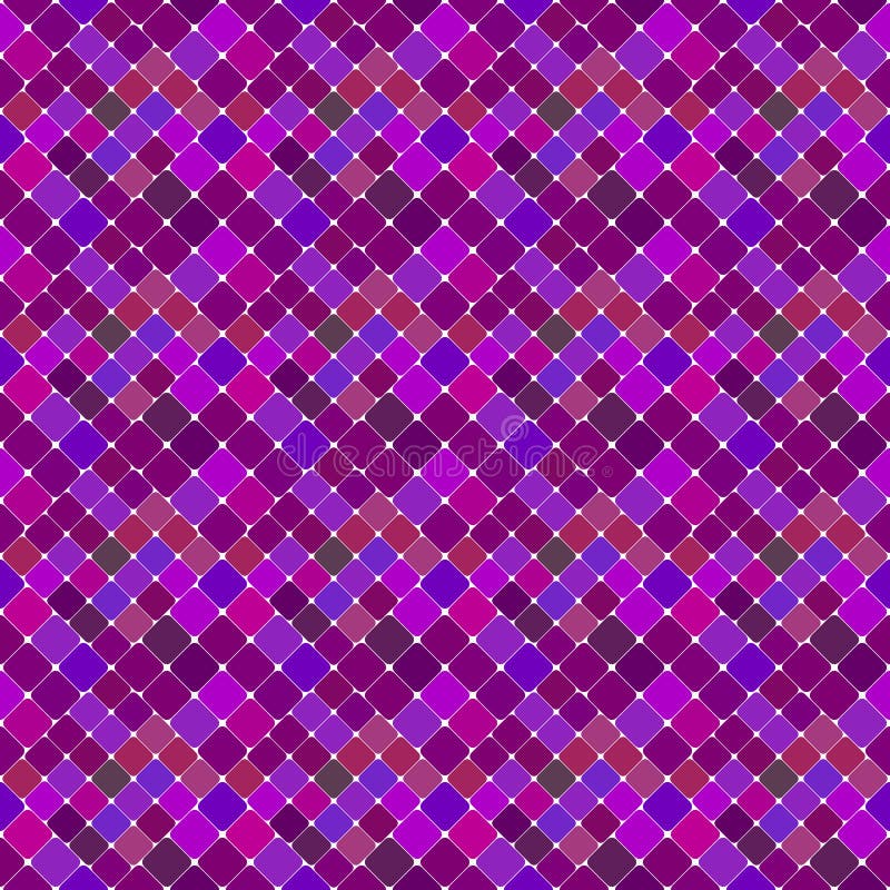 Violet Seamless Geometrical Square Pattern Background Design Stock ...