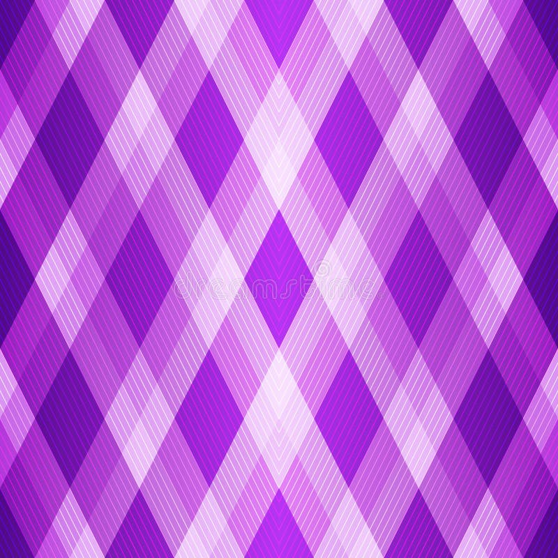 Seamless Violet Pattern with Rhombus Stock Vector - Illustration of ...