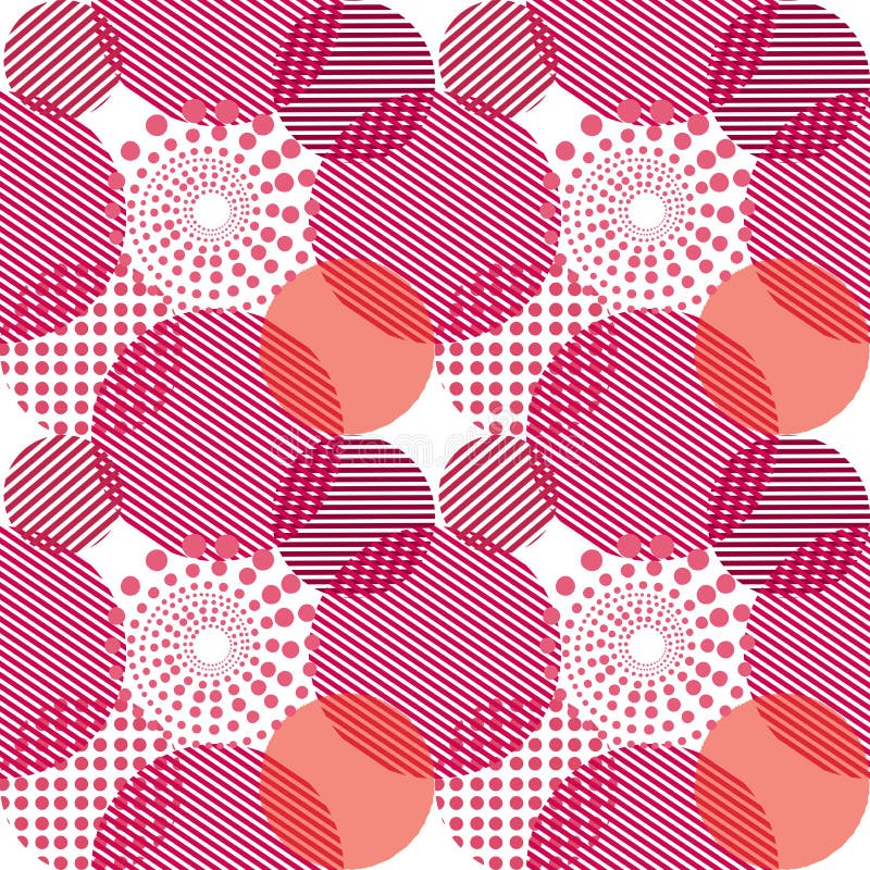 Seamless Viva Magenta Pattern, Color of 2023 Year Stock Illustration ...