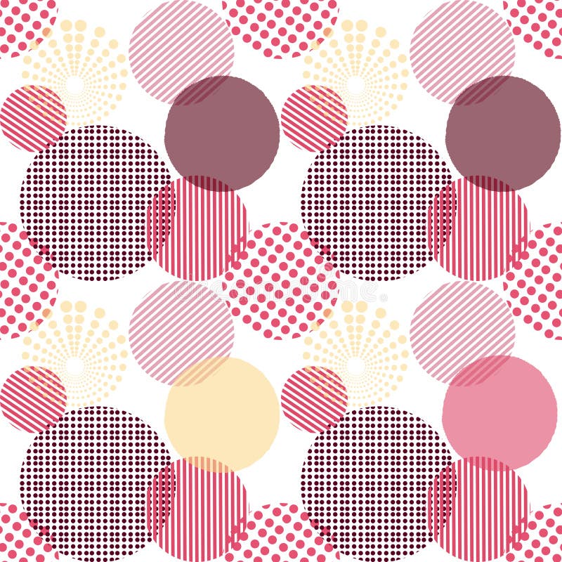 Seamless Viva Magenta Pattern, Color of 2023 Year Stock Illustration ...