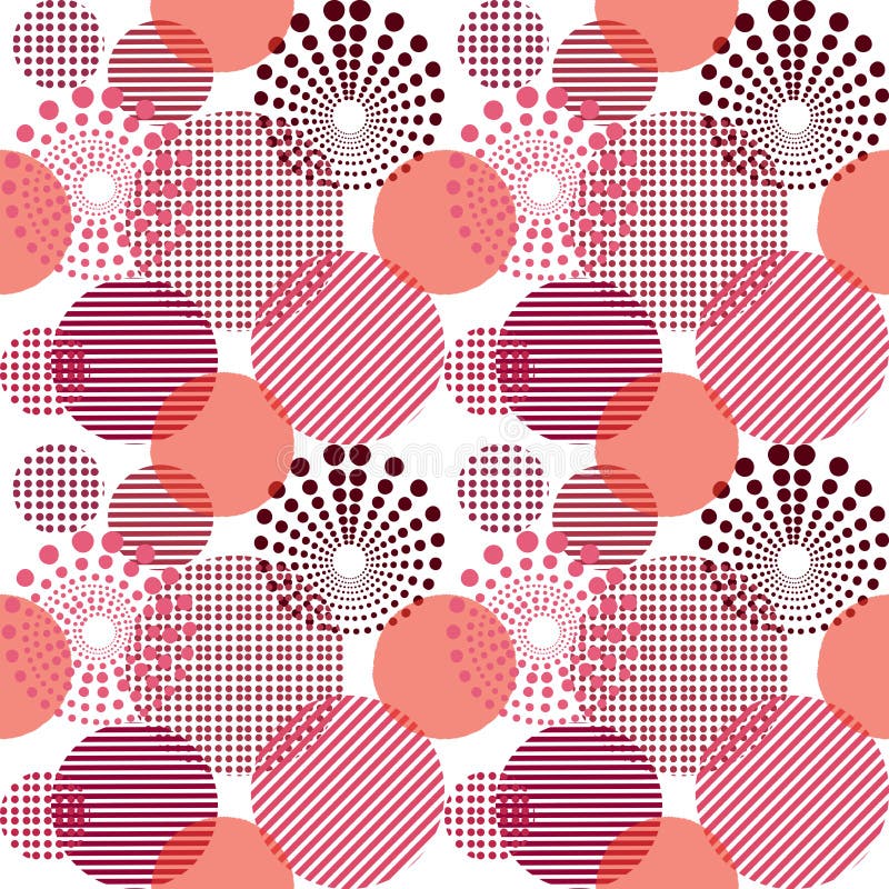Seamless Viva Magenta Pattern, Color of 2023 Year Stock Illustration ...
