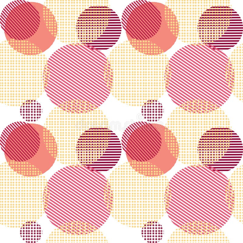 Seamless Viva Magenta Pattern, Color of 2023 Year Stock Illustration ...