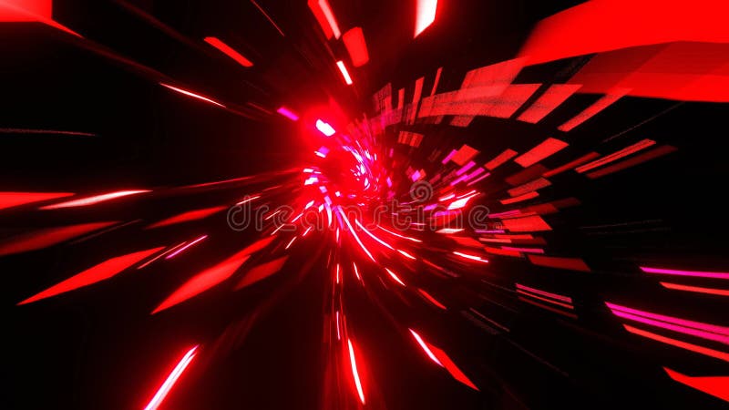Seamless VJ Loop with Red Neon Lights. Stock Video - Video of loop ...