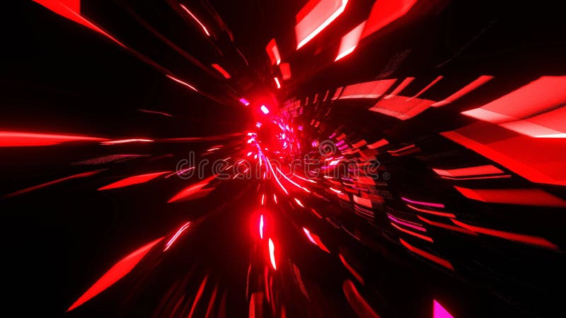 Seamless VJ Loop with Red Neon Lights. Stock Footage - Video of dark ...