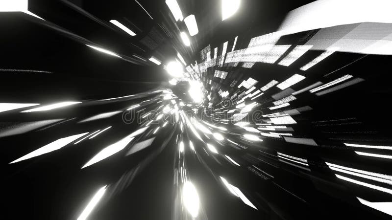 Seamless VJ Loop with White Neon Lights. Stock Footage - Video of ...
