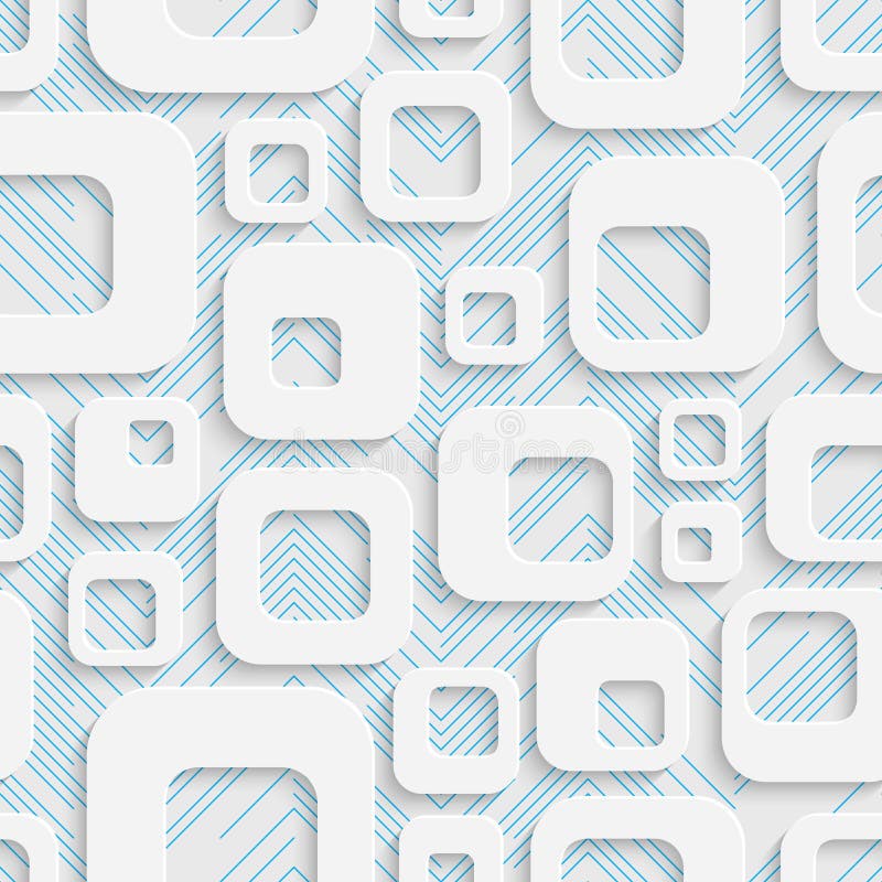 Seamless Volume Pattern. Abstract Technology Background Stock Vector ...